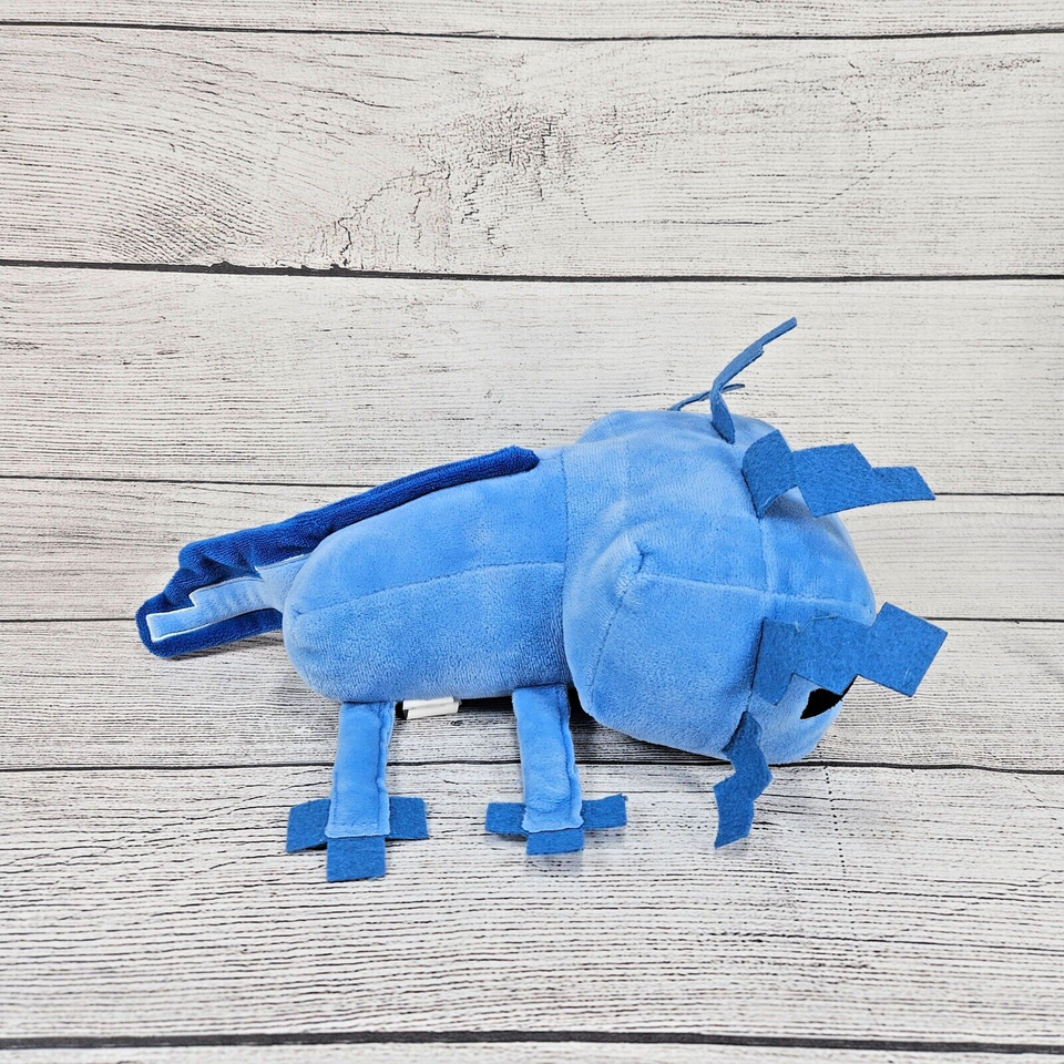 Minecraft Axolotl Plush Toy - Blue - Soft - 12" Inches Long w/ Tail ...