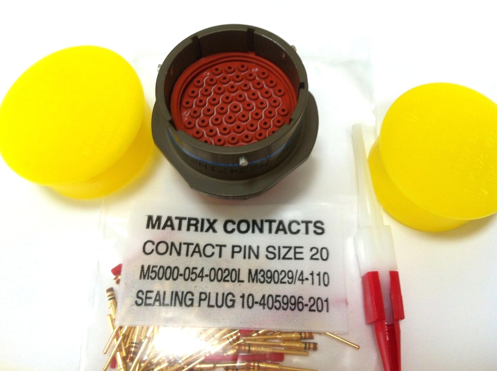 MS3471W22-55PW Mil-Spec Connector + Contact (M39029/4-110)-- New ...