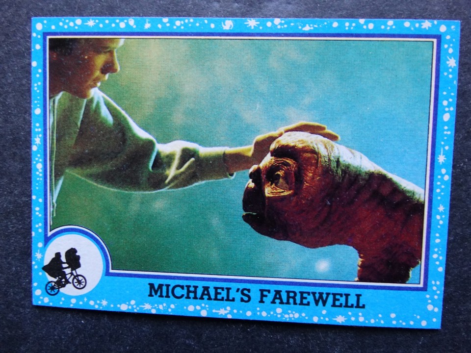 1982 Topps E.T. The Extra Terrestrial Trading Card Complete Your Set U ...