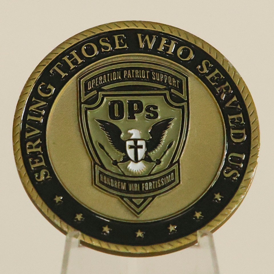 OPS Operation Patriot Support Military First Responder Challenge Coin 3 ...