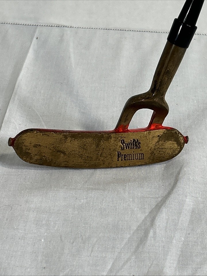Vintage Swift's Premium hot dog Putter frank themed with brass head | eBay