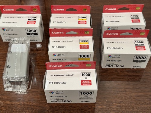 Canon PFI-1000 LUCIA PRO Ink Cartridges - Image PROGRAF PRO-1000 NEW ...