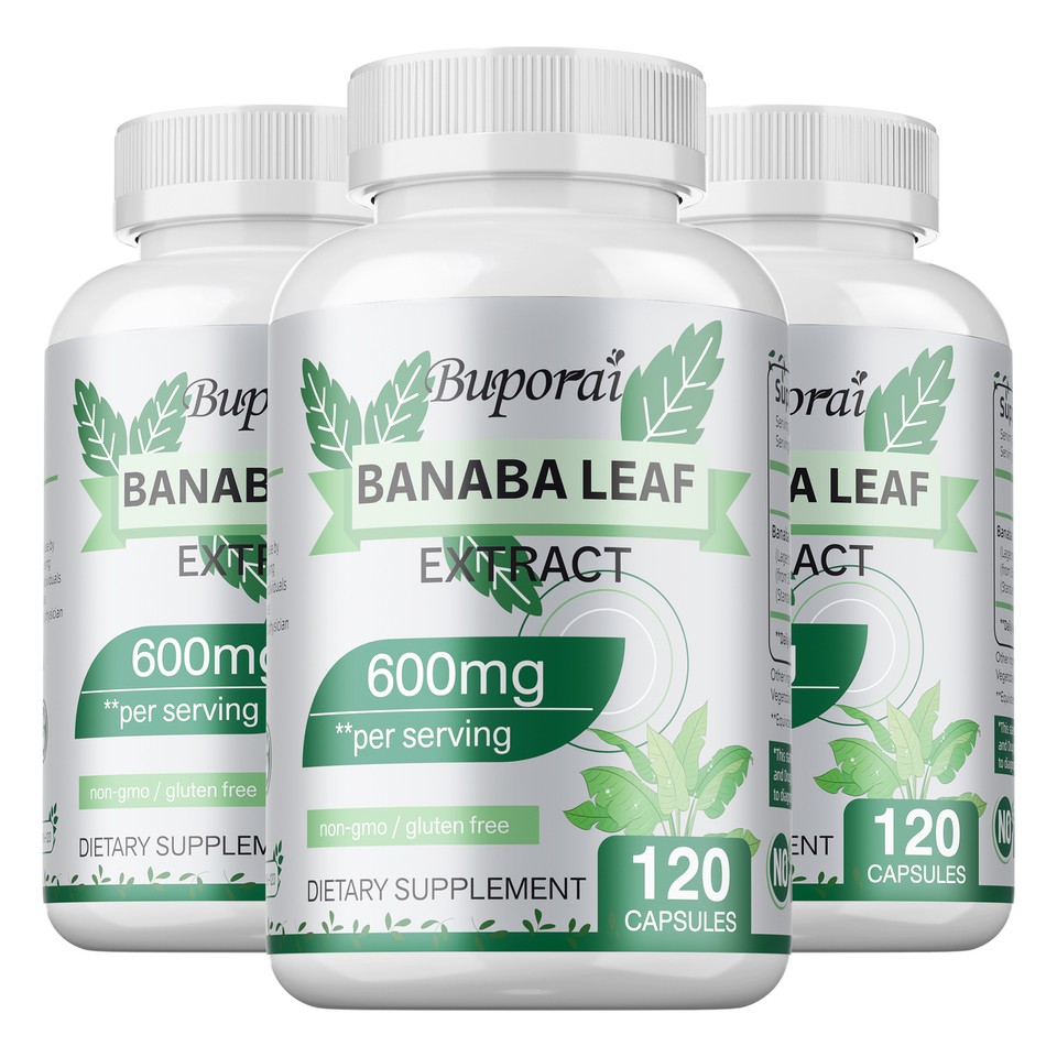Banaba Leaf Extract - with Corosolic Acid - Blood Sugar Control, Heart ...