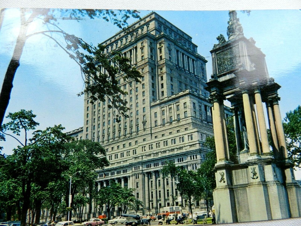 Montreal P. Q. Canada Sun Life Building Dominion Square Vintage ...
