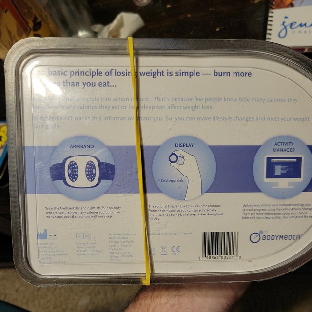 Bodymedia Fit Armband Weight Management Body Monitoring 100759 for sale ...