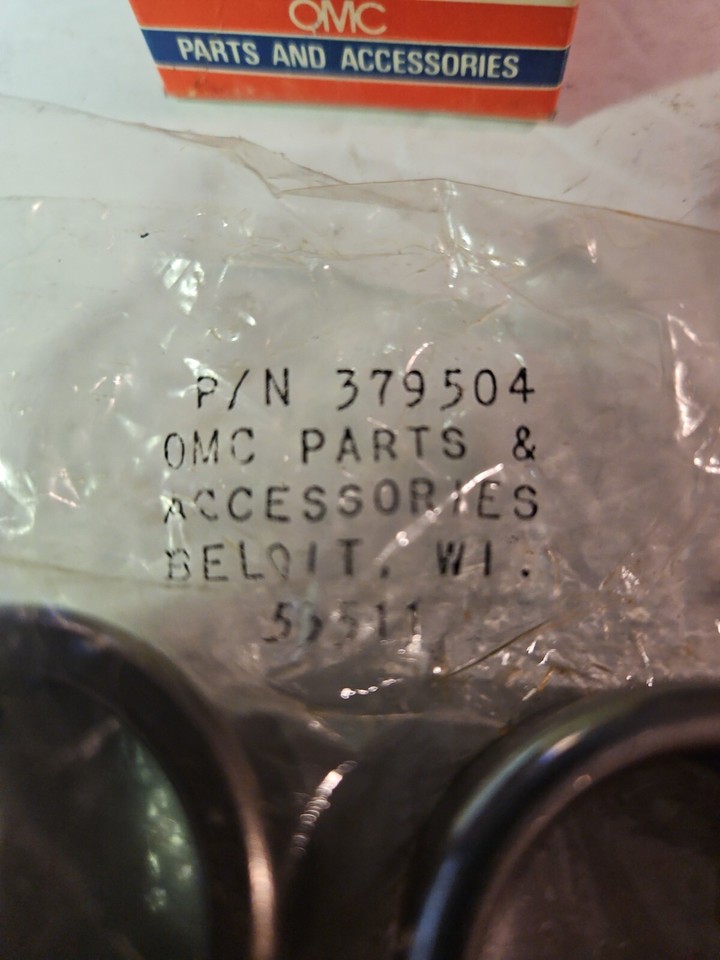 OMC Johnson Evinrude Needle Bearing 379504 (2 FOR $35) 4-140HP 1968 ...