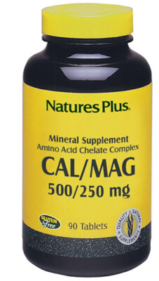 Nature's Plus Calcium Magnésium 500-250 mg Complément Alimenta | eBay