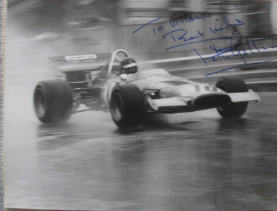 Peter Gethin Edition Mc Laren Ford Photo Avec Dédicace Ak Originale Gp Monaco F1 | eBay