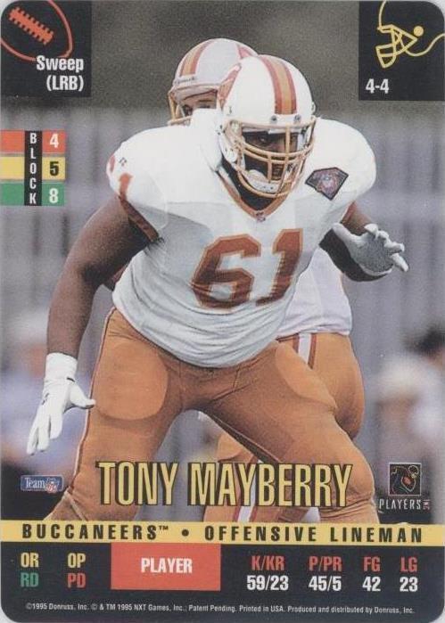 1995 Donruss Red Zone - Tony Mayberry for sale online | eBay