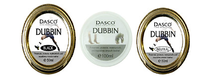 Dasco High Gloss Shoe Polish Dubbin Black, Neutral (50ml-100ml) | eBay UK