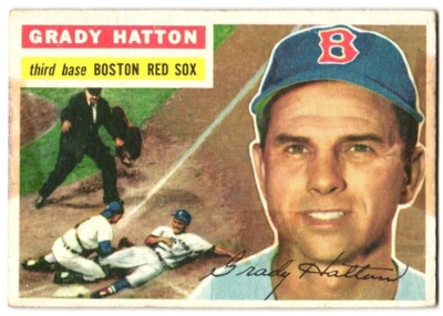 1956 Topps Baseball Gray Back #26 Grady Hatton - G/VG - tape residue ...