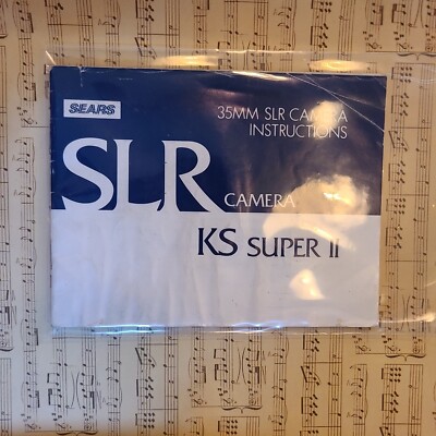 Sears KS Super II 2 35mm Slr Camera Instructional Manual | eBay