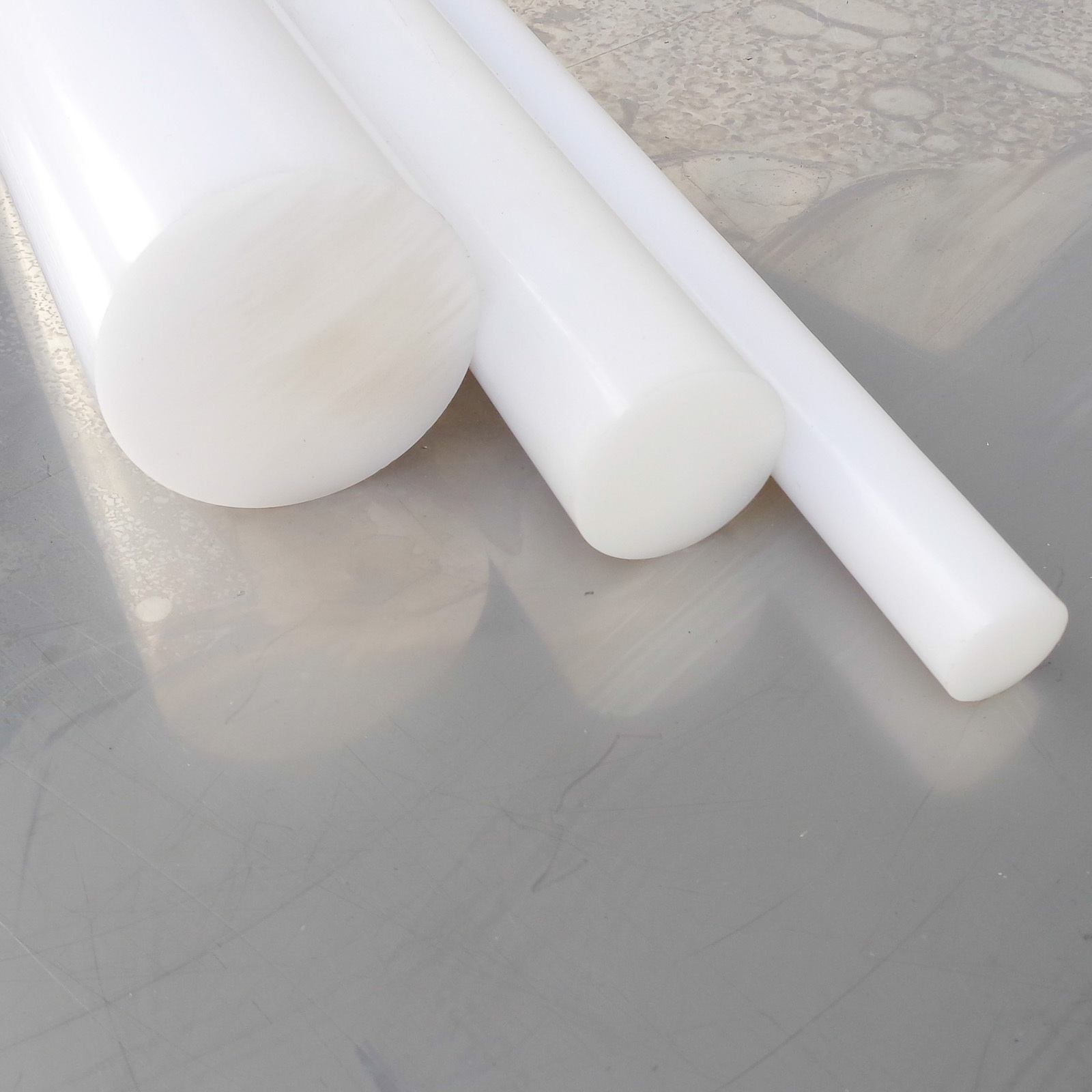 POM Rundstab Ø 35mm natur Länge wählbar Rundmaterial POM-C rund ...