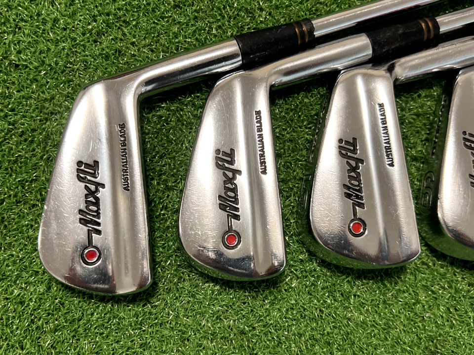 Vintage Dunlop Maxfli Australian Blade Iron Set 3-8 Right Handed Steel ...