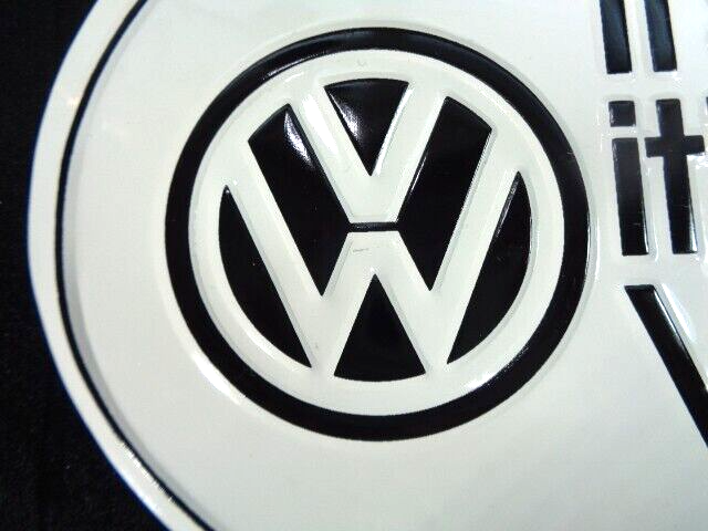 It's Not A Car It's A Volkswagen Vintage VW Booster Oval License Plate ...