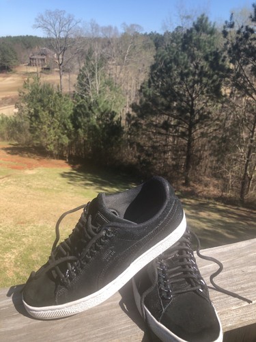 NEW PUMA Suede Classic Sneaker Black With Chains Wome… - Gem