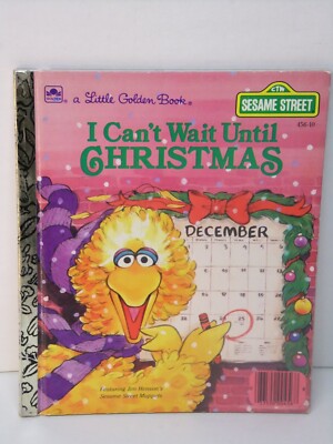 LITTLE GOLDEN BOOK #456-10 I CAN'T WAIT UNTIL CHRISTMAS 24pg 'A ...