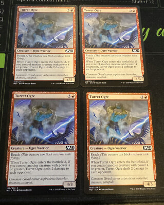 Turret Ogre X4 M21 Core Set Magic the Gathering MTG | eBay