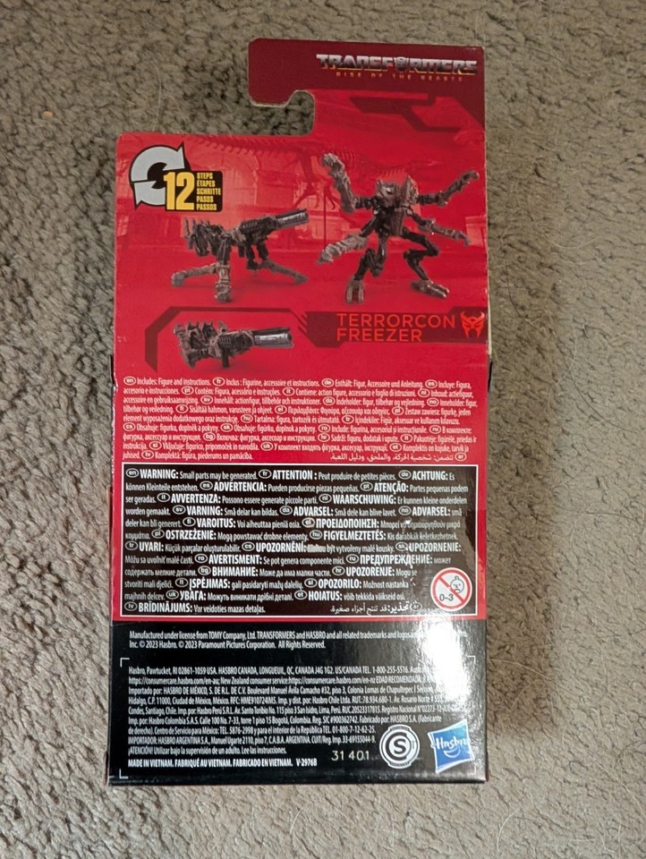 Transformers: Rise of the Beasts Studio Series Terrorcon Freezer Core ...