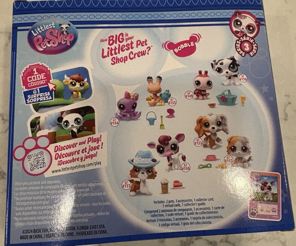Littlest Pet Shop Gen 7 S3 Pet Pairs #150 Cow #151 Collie New | eBay