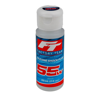 Factory Team Associated Silicone Shock Fluid Oil 55WT 725cSt #5431 2 fl ...