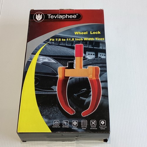 Tevlaphee Universal Wheel Lock Heavy Duty Security Trailer Wheel Lock ...