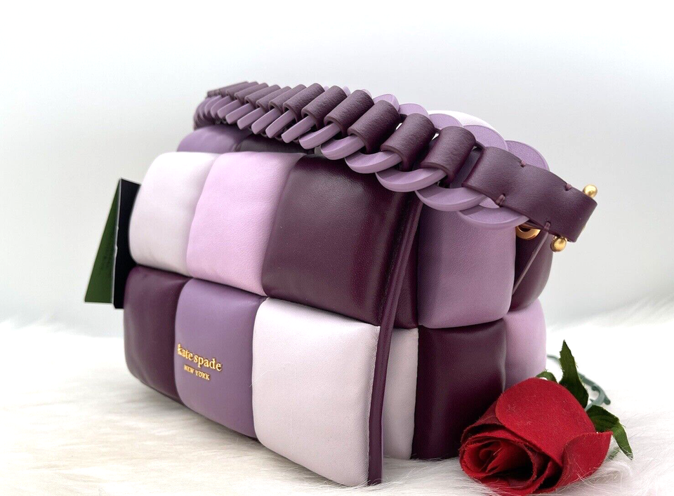 NWT AUTH $528 Kate Spade New York Boxxy 3D ColorBlock Leather Crossbody ...