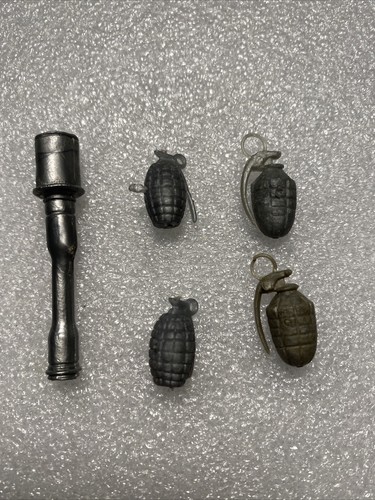 Vintage GI Joe 4 Hand Grenades 1 German Stick Grenade (770) | eBay