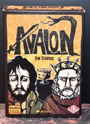Avalon The Resistance Card Game Indie Boards & Cards Deduction RARE Vg ...