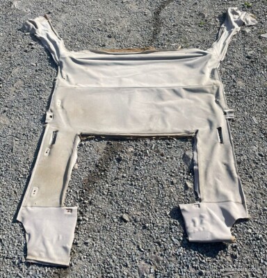 BMW E30 [2 door with Sunroof] White Headliner Roof Lining Unripped | eBay