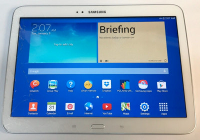 Samsung Galaxy Tab 3 16GB GT-P5210 White Android Tablet WI-FI Only 10.1 ...