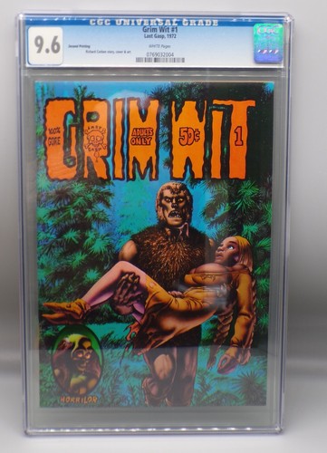 CGC 9.6 Last Gasp GRIM WIT #1 Richard Corben COVER Bigfoot GGA ...