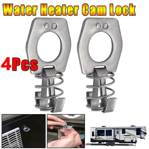 4 Pack RV Water Heater Cam Lock Metal Water Heater Door Fastener for ...