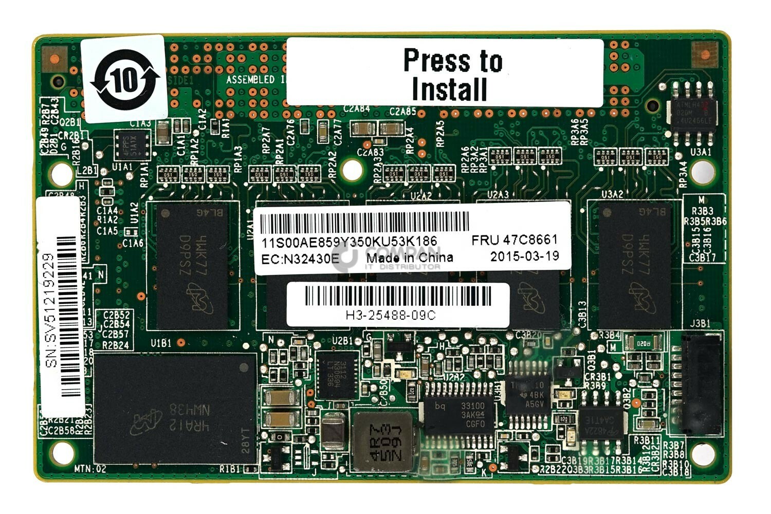 47C8661 IBM 1GB FLASH BACKED CACHE FOR X3650 X3550 H3-25488-09C | eBay