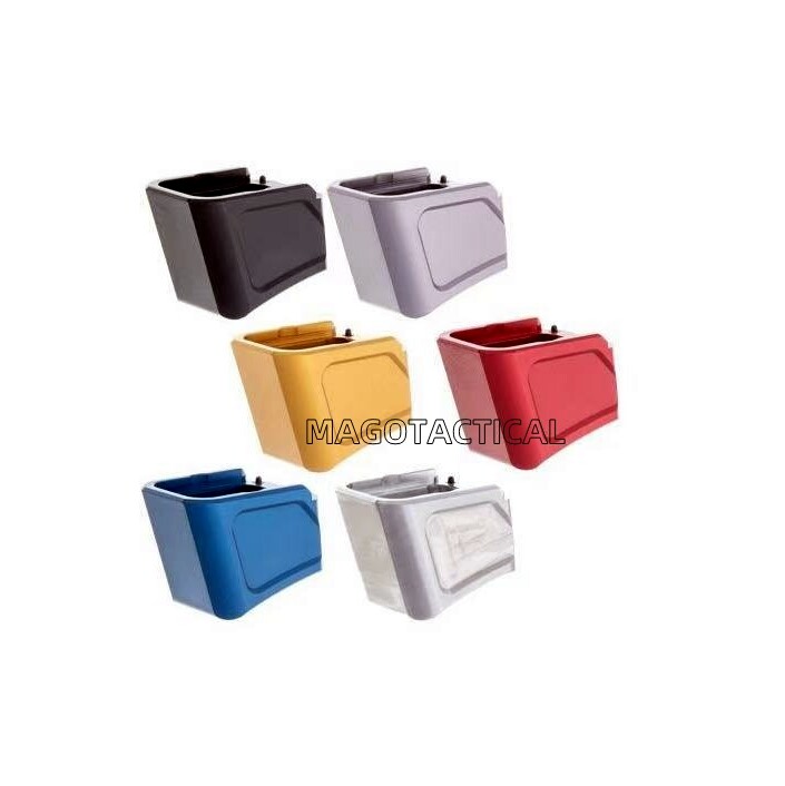 Black Nylon Enhanced Magazine Extender +4 for Glock G43X Glock G48 ...