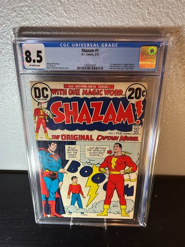 Shazam! #1 (DC Comics) 1st appearance of Captain Marvel since the ...