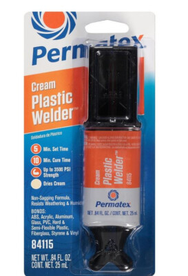 Permatex 84115 PermaPoxy 5 minute Plastic Weld .84 oz. automotive ...