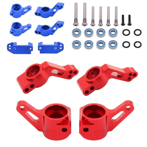 Front Caster Block Steering + Rear Stub Axle Carriers For 1/10 Traxxas ...