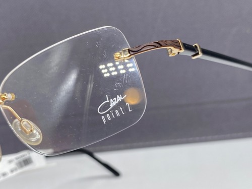 Eyeglasses Frames Woman Brown Black Gold Rimless Square 1161 NP:199€ | eBay