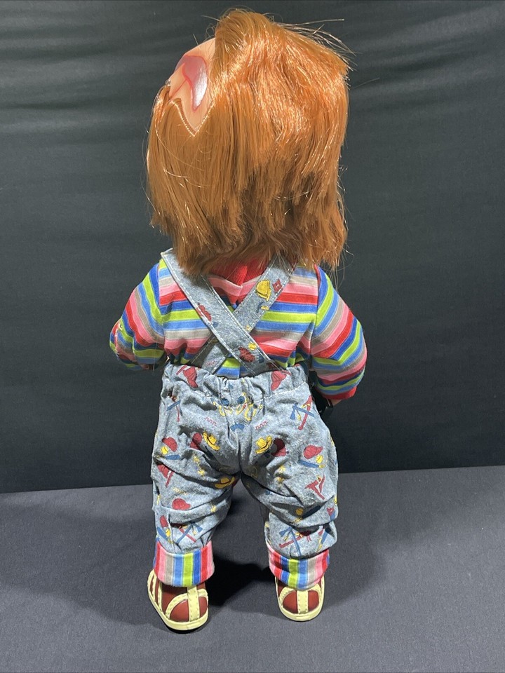 Chucky Action Figure 15" Childs Play Talking Scarred Chucky Doll Mezco ...
