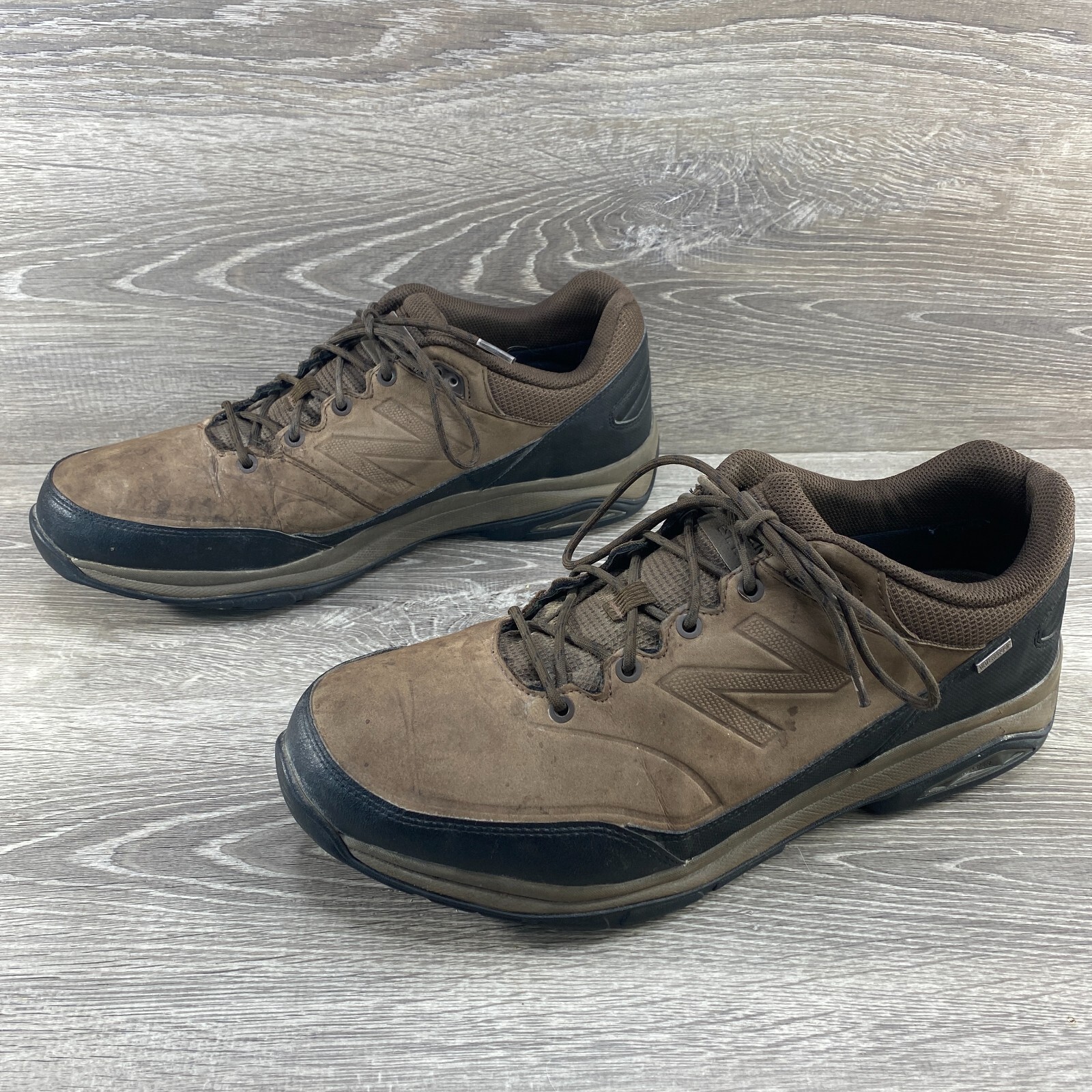 New Balance Trail Walking Brown Shoes Men's 15 Waterproof Hiking ...