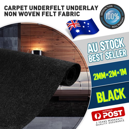Black Felt Fabric Carpet Floor Underfelt Trunk Liner Caravan Interior ...