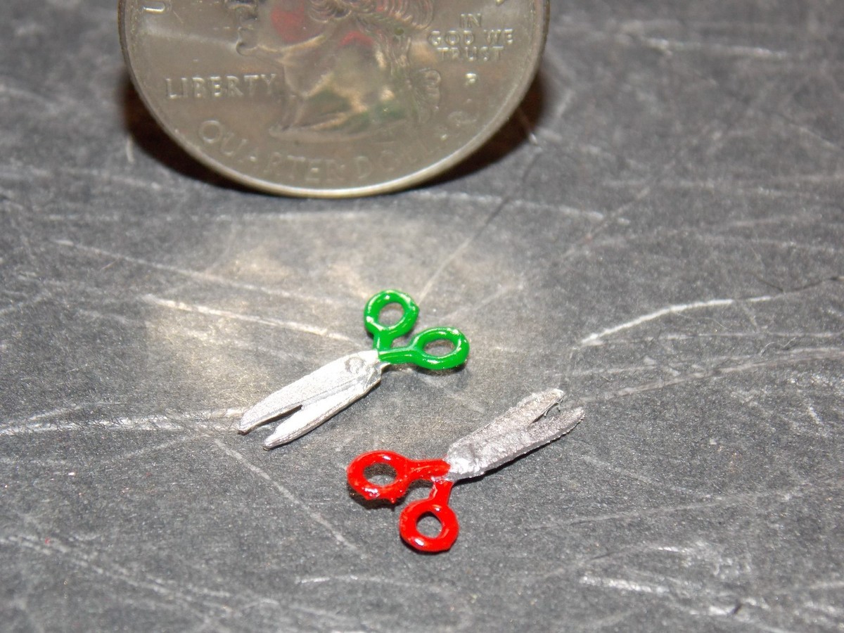 1/12 Scale Dollhouse Accessories 10 Set 1/12 Dollhouse Miniature Metal ...