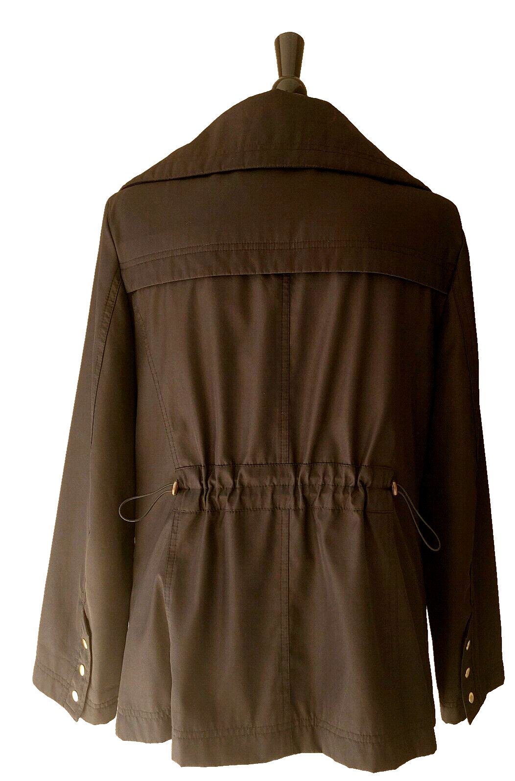 Women's Platinum Utex Black Rain Jacket Long Sleeves … - Gem