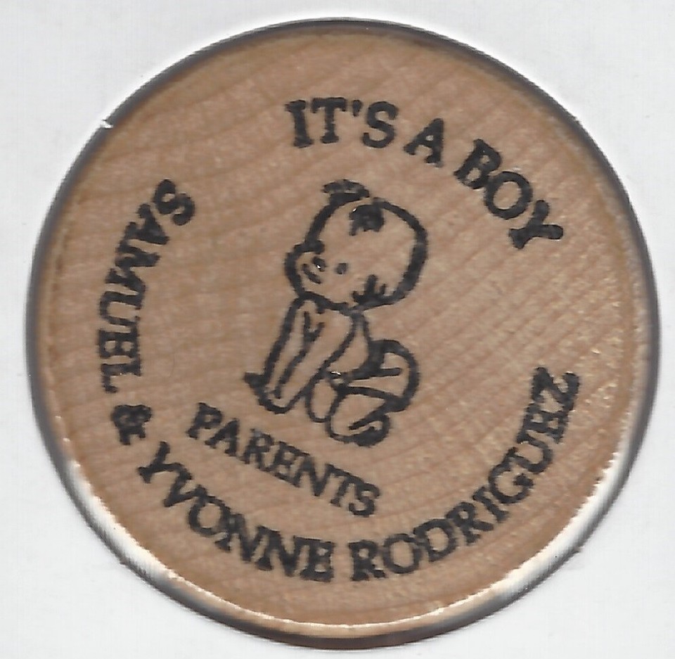 1992, SAMUEL JOE RODRIGUEZ Birth, Token, Samuel & Yvonne, Parents ...