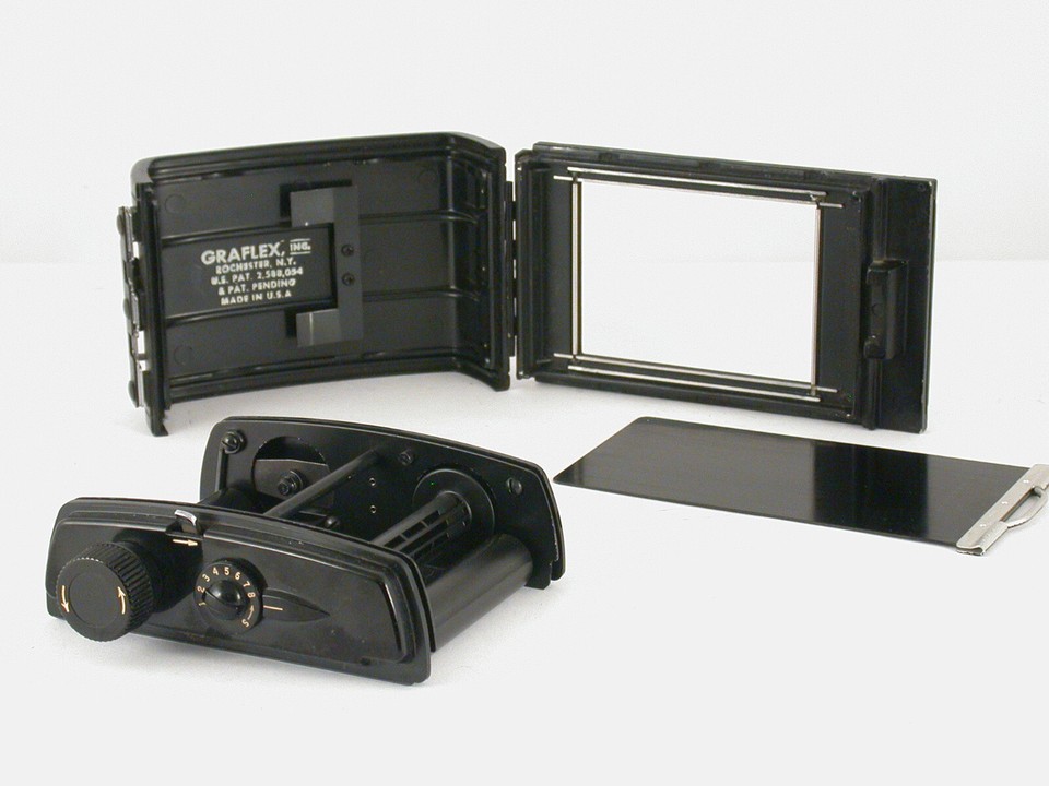 GRAFLEX 23 GRAPHIC ROLL FILM HOLDER FOR 2X3 GRAFLEX CROWN, SPEED AND ...