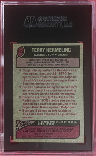 1977 Topps - #523 Terry Hermeling for sale online | eBay