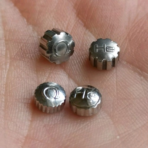 Omega Seamaster Original Used 2 x Helium Valves & 2 x Crowns Parts (U4 ...