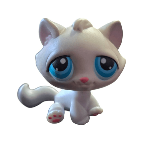 Littlest Pet Shop Grey Kitty #53 LPS 2004 Vintage | eBay