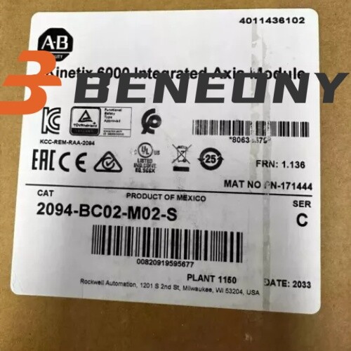 2094-BC02-M02-S AB Kinetix 6000 Integrated Axis Module 2094BC02M02S New ...